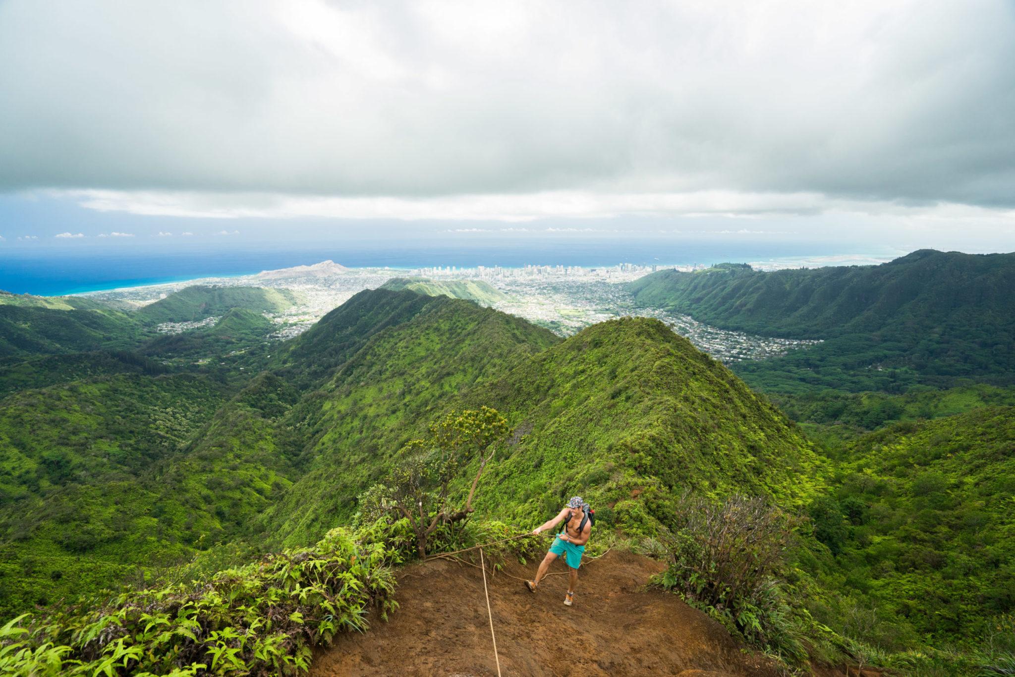 Hiking the Waʻahila Ridge Trail to Mt. Olympus on Oʻahu, Hawaiʻi