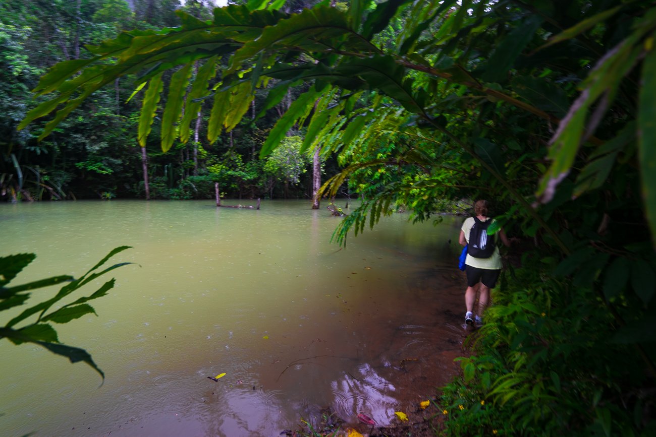 Hiking the Koh Lanta Waterfall Trail in Klong Chak, Koh Lanta