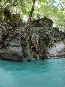 Tayangban Cave Pool On Siargao Island, Philippines