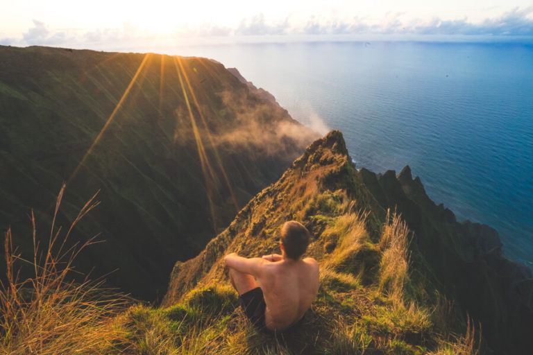 Hiking the Kalepa Ridge Trail on Kauaʻi, Hawaiʻi