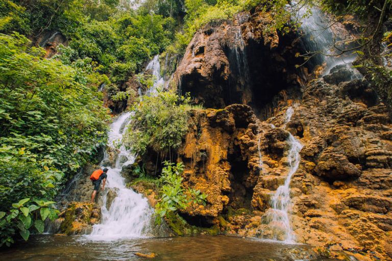 Hiking to Goa Tetes Waterfall in Lumajang, East Java