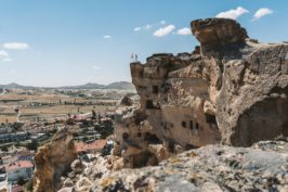 Cavusin Church, Valley & Castle In Cappadocia, Turkey
