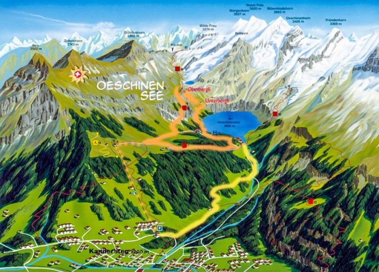 Hiking the Oeschinensee Panaroma Trail (Oeschinen Lake)