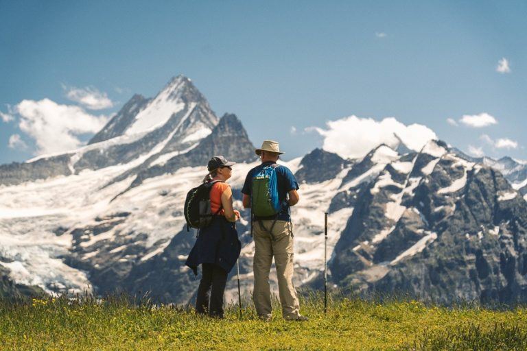 Faulhorn Summit: Hiking from First & Bachalpsee