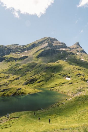 Faulhorn Summit: Hiking from First & Bachalpsee
