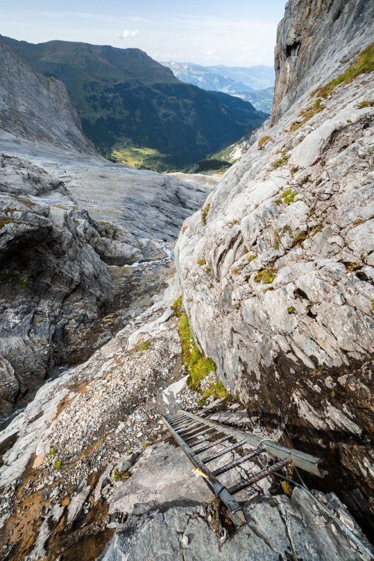 Hiking To Dossen Hut Via Rosenlaui Glacier Hike