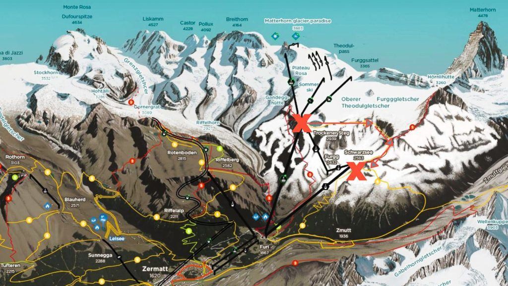 Hiking the Matterhorn Glacier Trail in Zermatt, Switzerland
