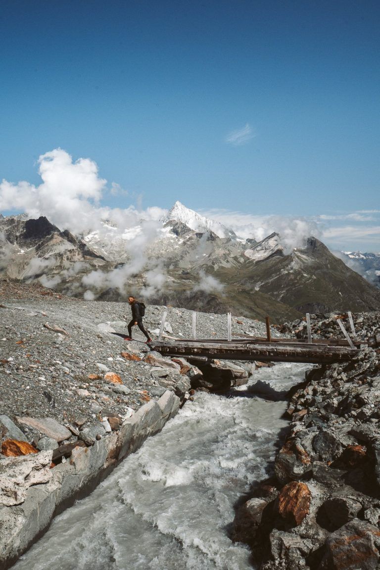 Hiking the Matterhorn Glacier Trail in Zermatt, Switzerland