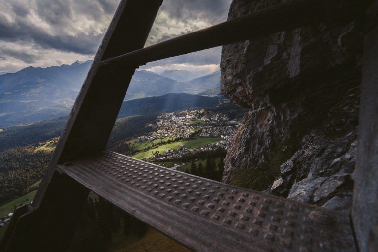 Hiking the Pinut Via Ferrata (Klettersteig) in Flims, Switzerland