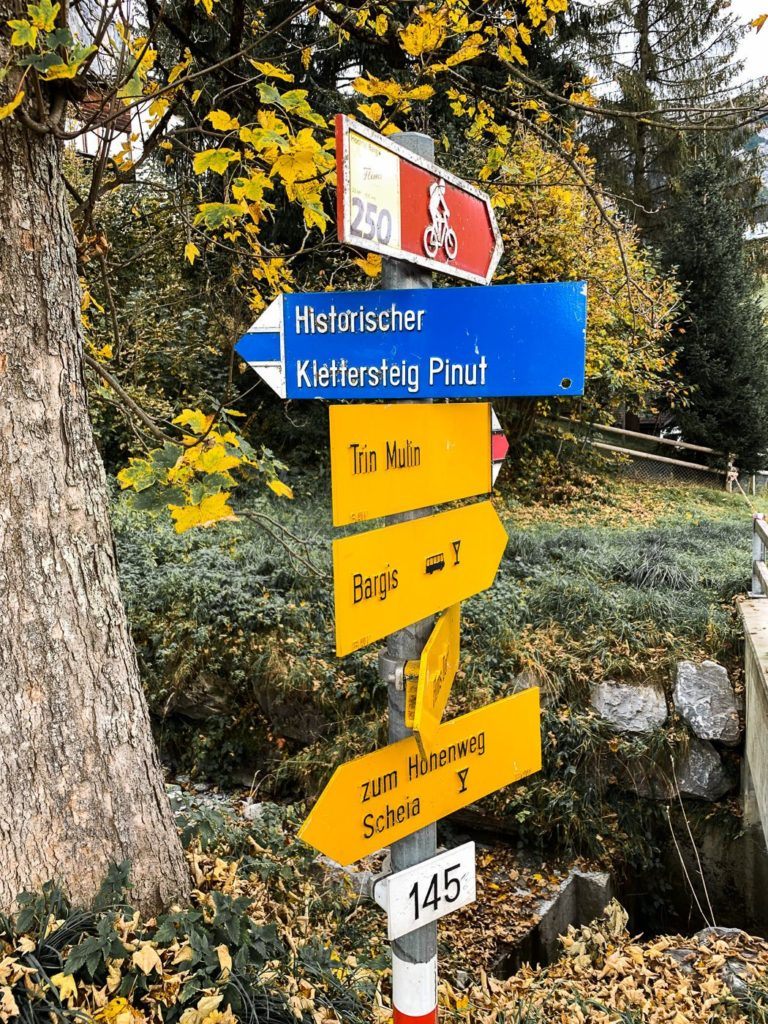 Hiking the Pinut Via Ferrata (Klettersteig) in Flims, Switzerland