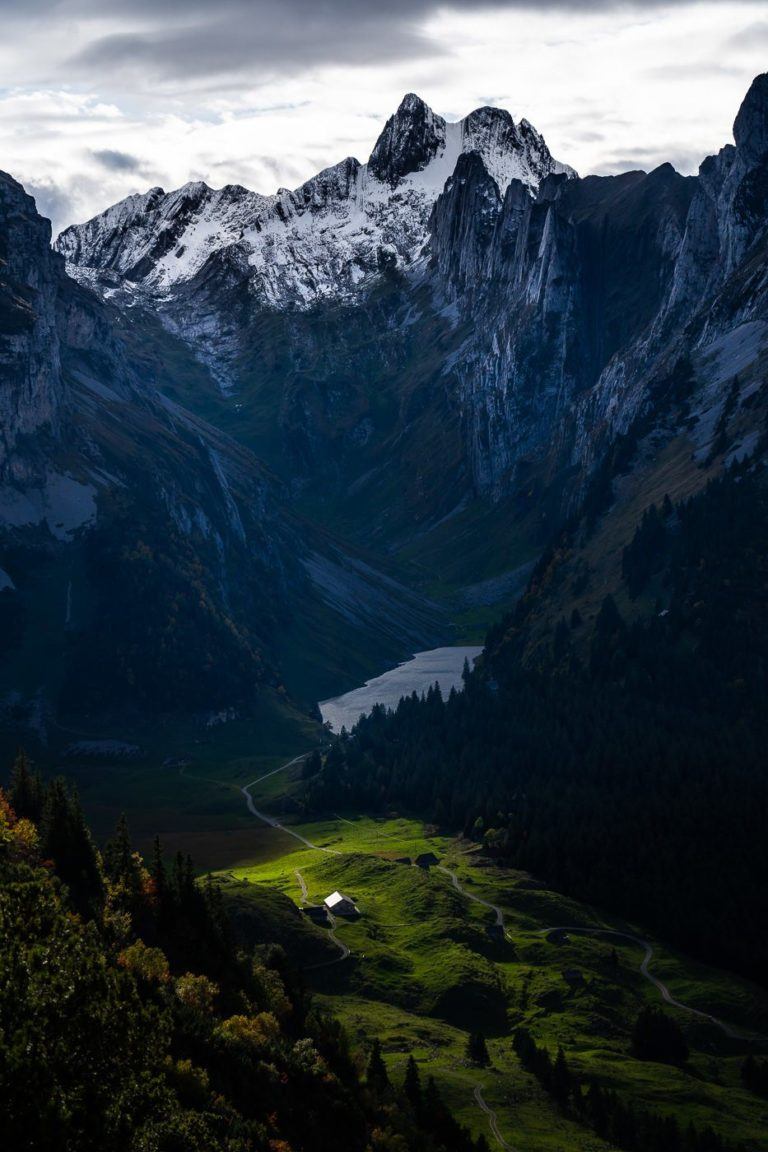 Hiking to Saxer Lücke from Hoher Kasten in Alpstein, Switzerland