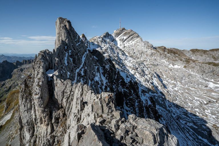 Hiking the Lisengrat Ridge Trail inbetween Säntis & Altmann in Alpstein