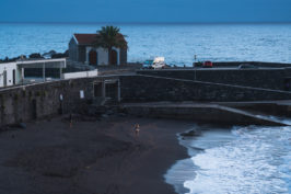 Beautiful, Black Sand Seixal Beach On Madeira's North Coast