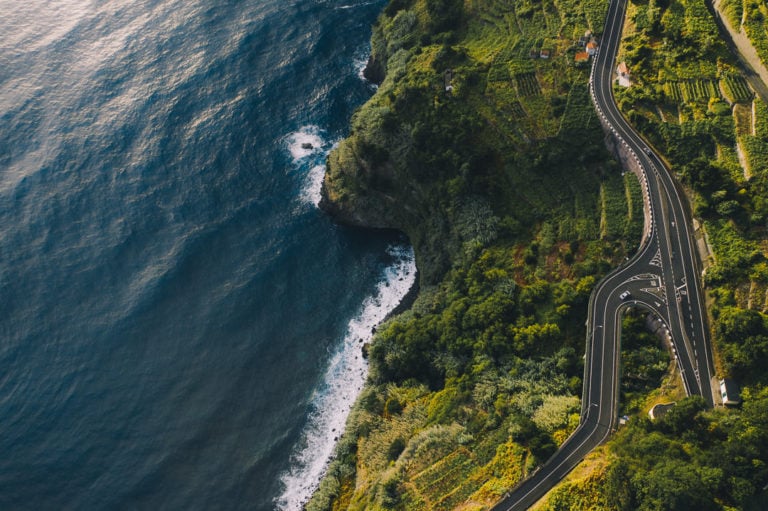 Beautiful, Black Sand Seixal Beach On Madeira's North Coast