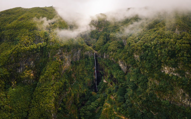 Hiking the Lagoa do Vento Waterfall Trail in Rabacal, Madeira
