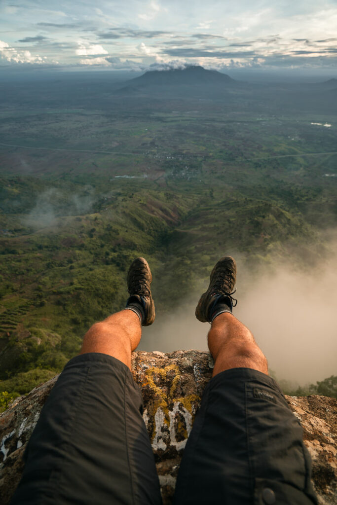 IRENTE VIEWPOINT IN LUSHOTO OF THE USAMBARA MOUNTAINS, TANZANIA ...