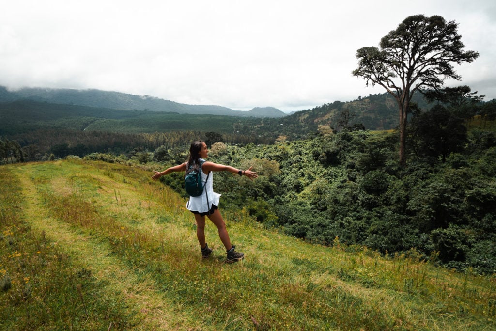 Mount Meru Waterfall Hike (Napuru Waterfall) In Tanzania