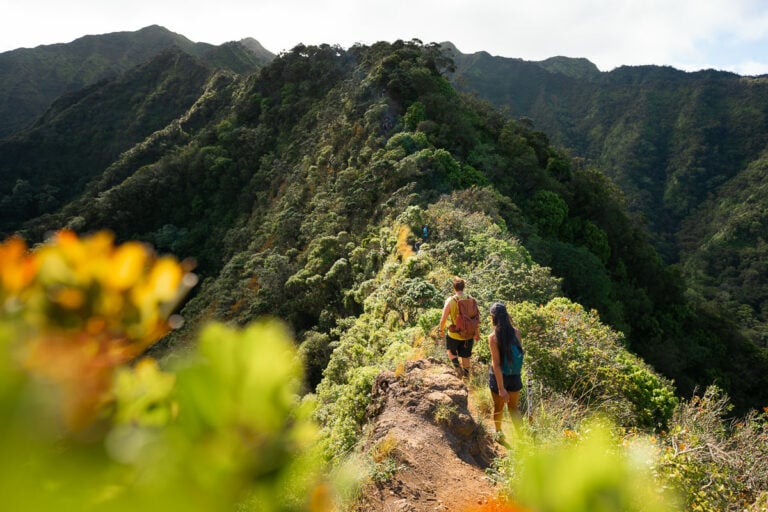 Hiking the Moanalua Valley Trail To Haiku Stairs (Legal Backway to ...