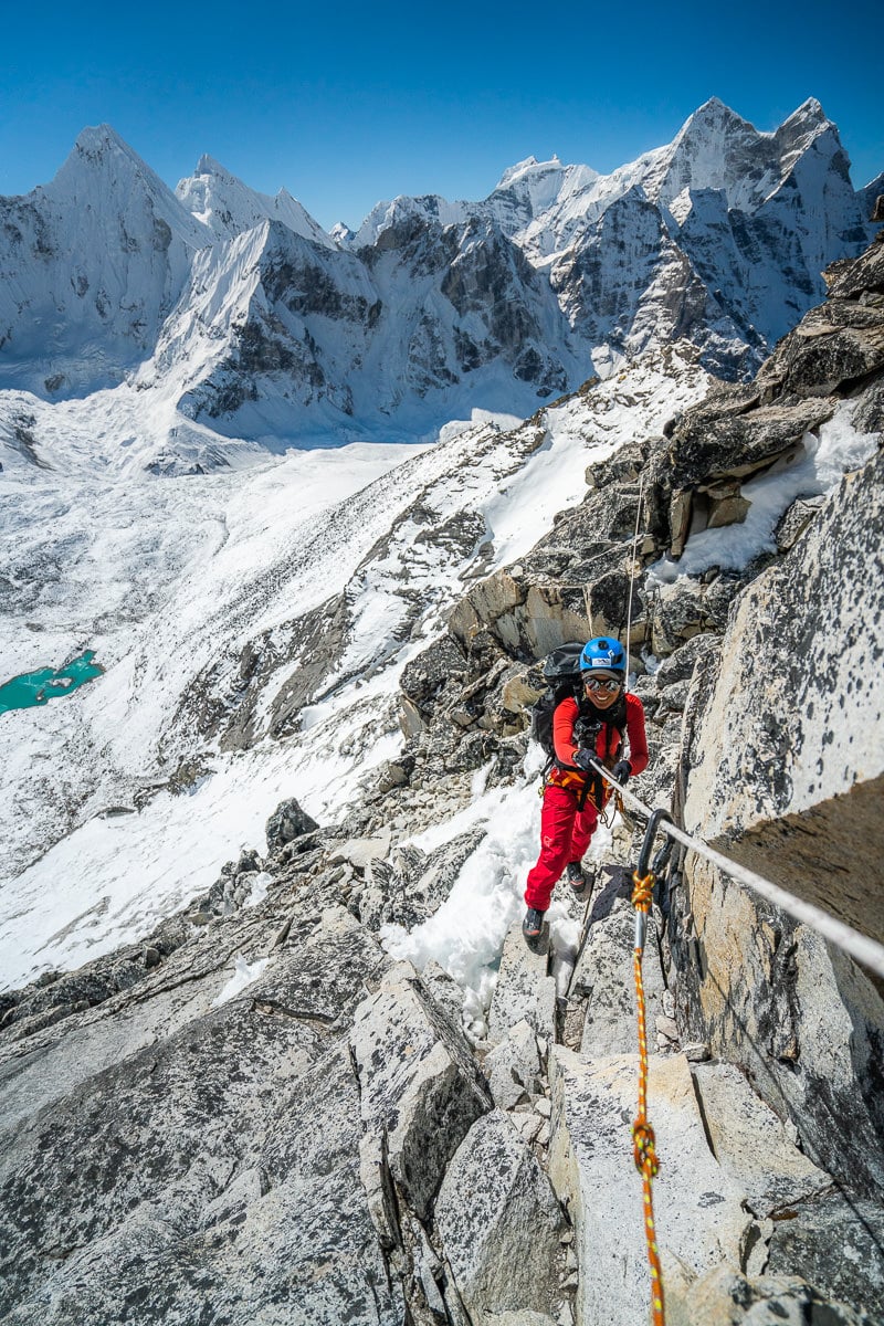 Climbing Ama Dablam Mountain (6,812m)