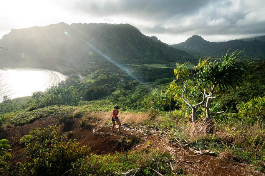 Hiking the Pu'u Piei Makai Trail on Oʻahu, Hawaiʻi