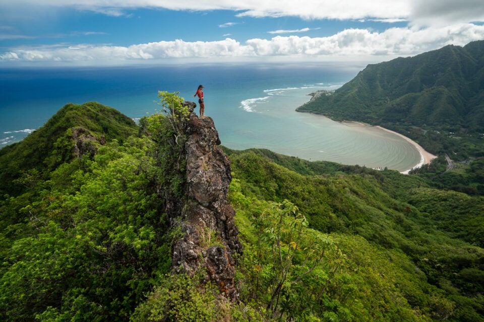 Hiking the Pu'u Piei Makai Trail on Oʻahu, Hawaiʻi