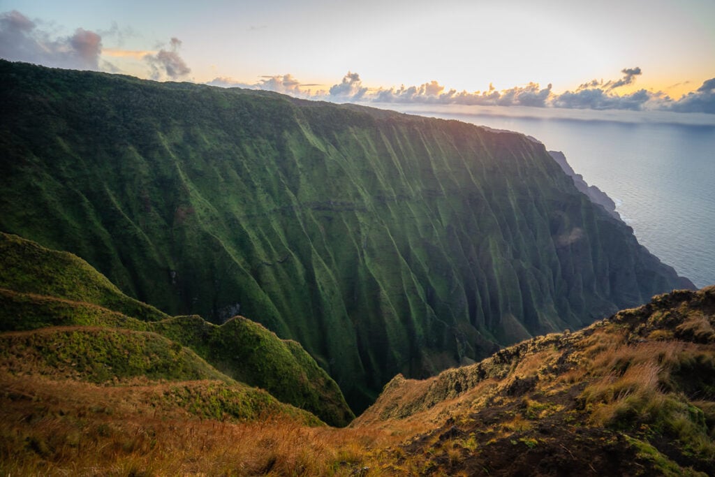 Hiking the Kalepa Ridge Trail on Kauaʻi, Hawaiʻi