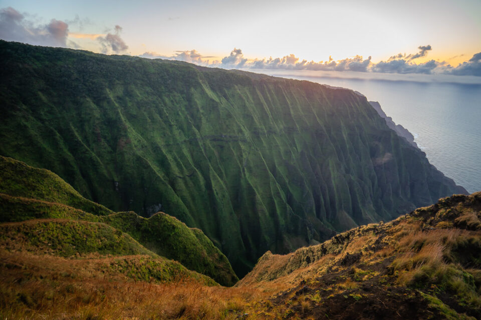 Hiking the Kalepa Ridge Trail on Kauaʻi, Hawaiʻi