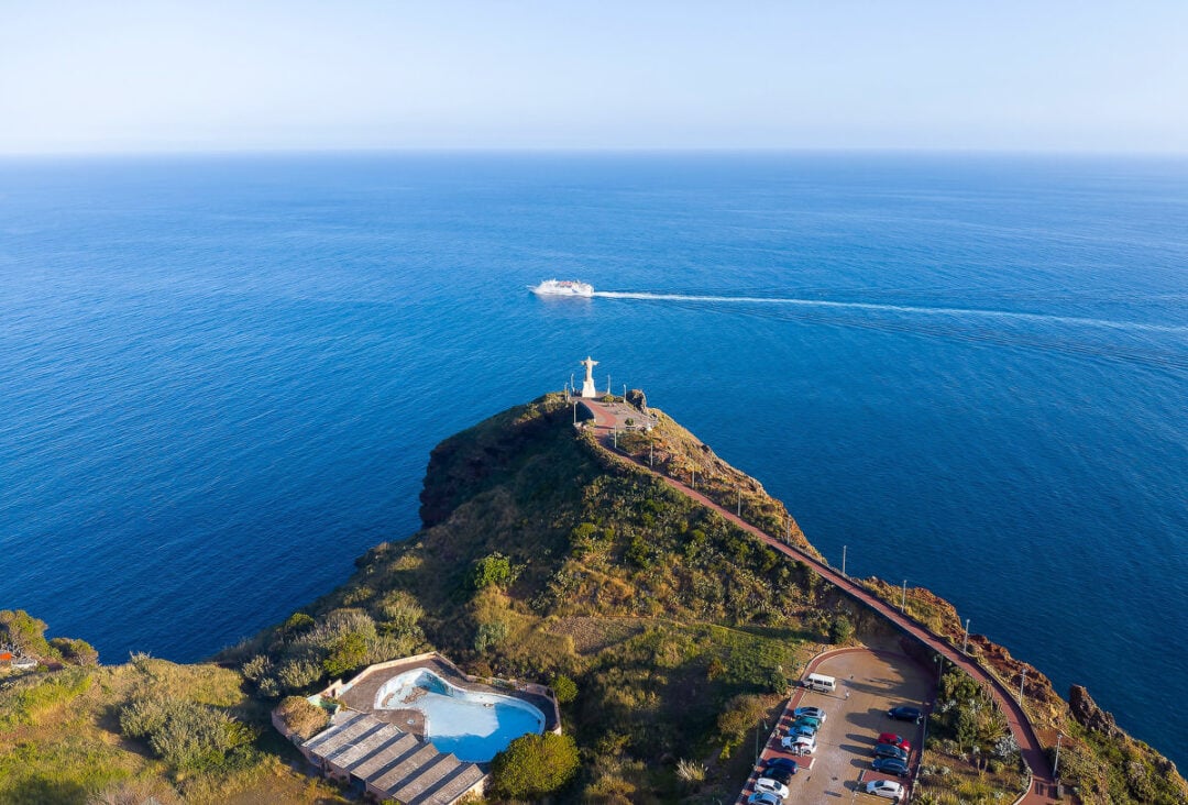 Cristo Rei Viewpoint in Madeira: Christ the King Statue